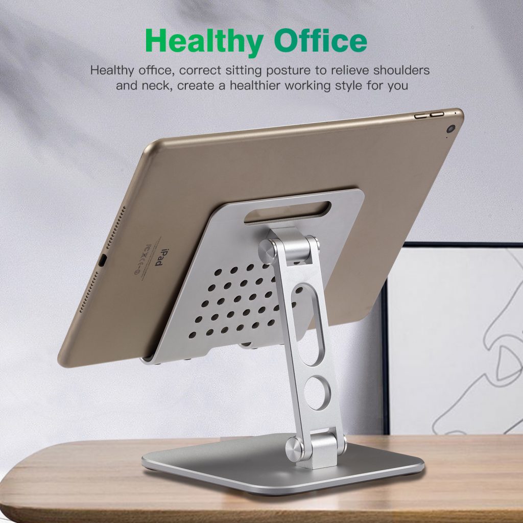 iDock T54 Alüminyum Stabil Havalandırmalı 13″ iPad Tablet Standı